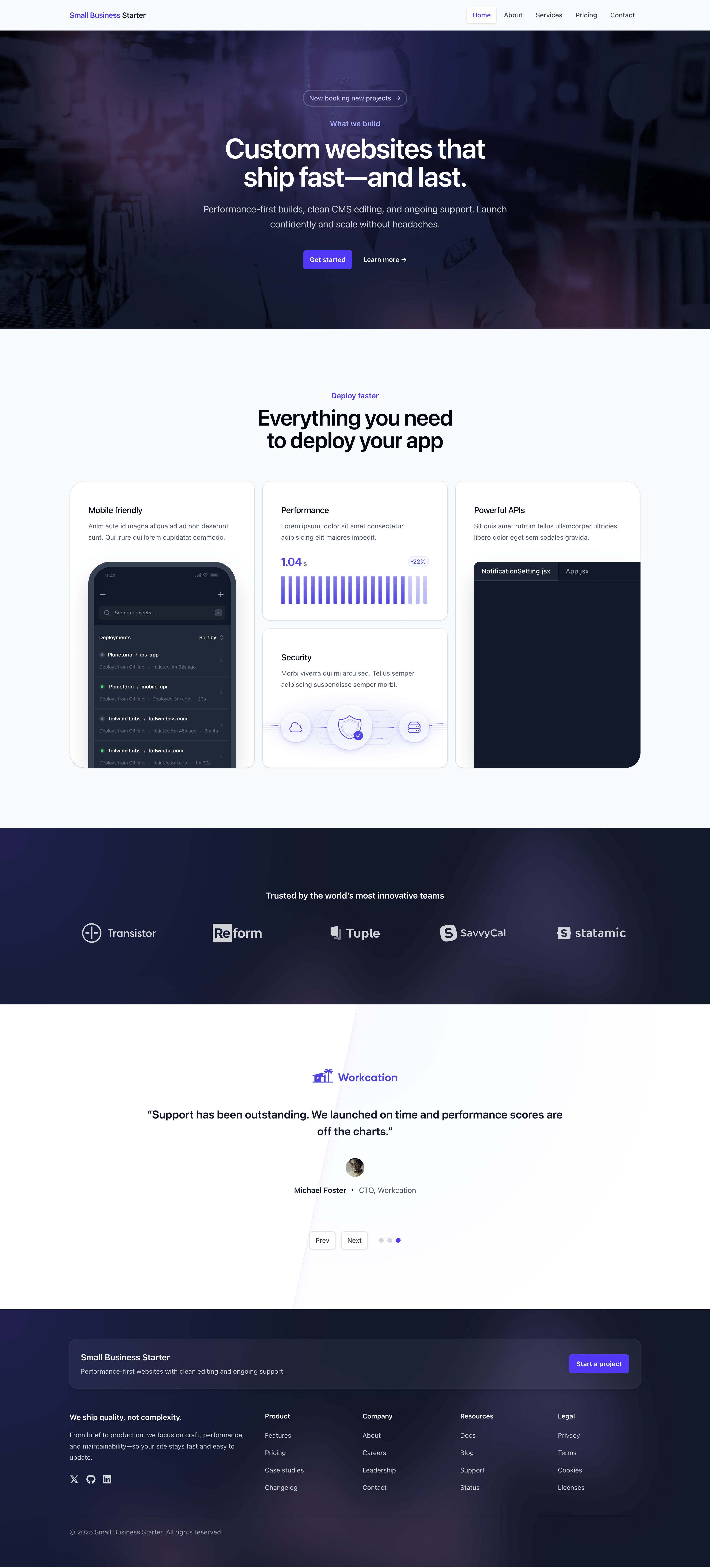 B Squared Solutions | Expert React & Tailwind Web Services